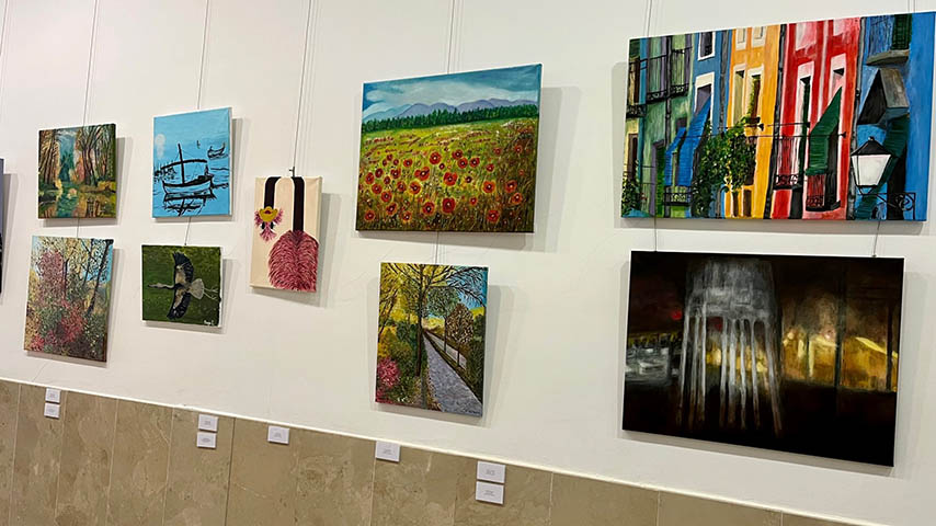 El Campus de Cuenca acoge una exposición de pintura del programa José Saramago 50 plus de la UCLM